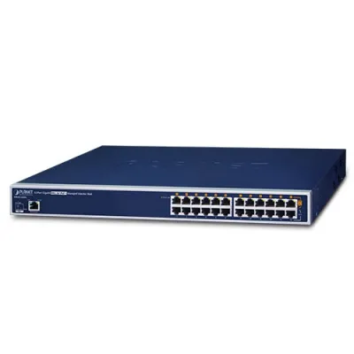 Planet - HPOE-1200G - 12-Port Gigabit IEEE 802.3at PoE+ Managed ...